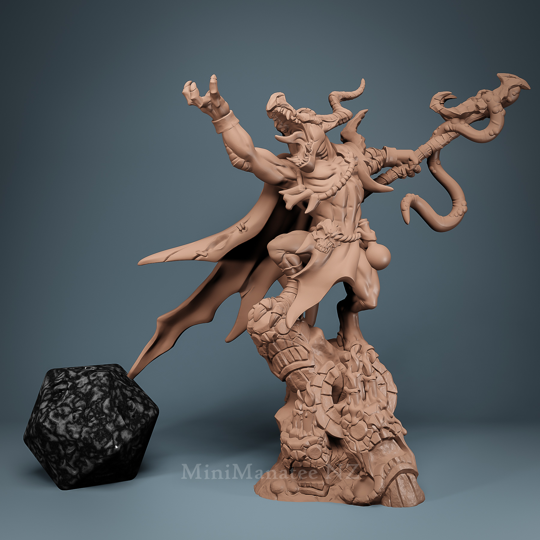 Artisan Guild: Plague-Mine Kobolds: Kornutaaz the Plaguemancer :: Mini Manatee New Zealand